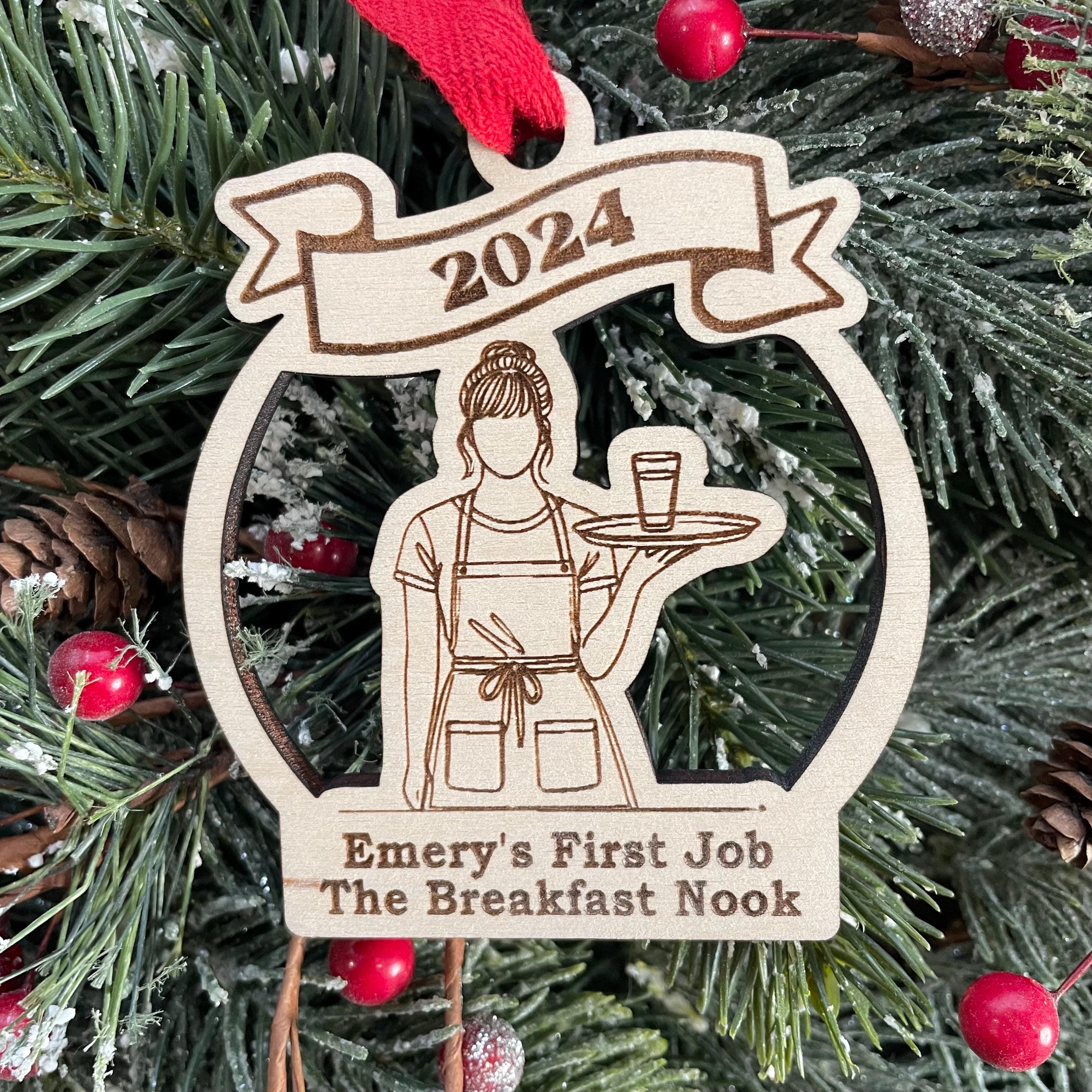 2026 Waiter or Waitress Christmas Ornament: Personalized First Job ...