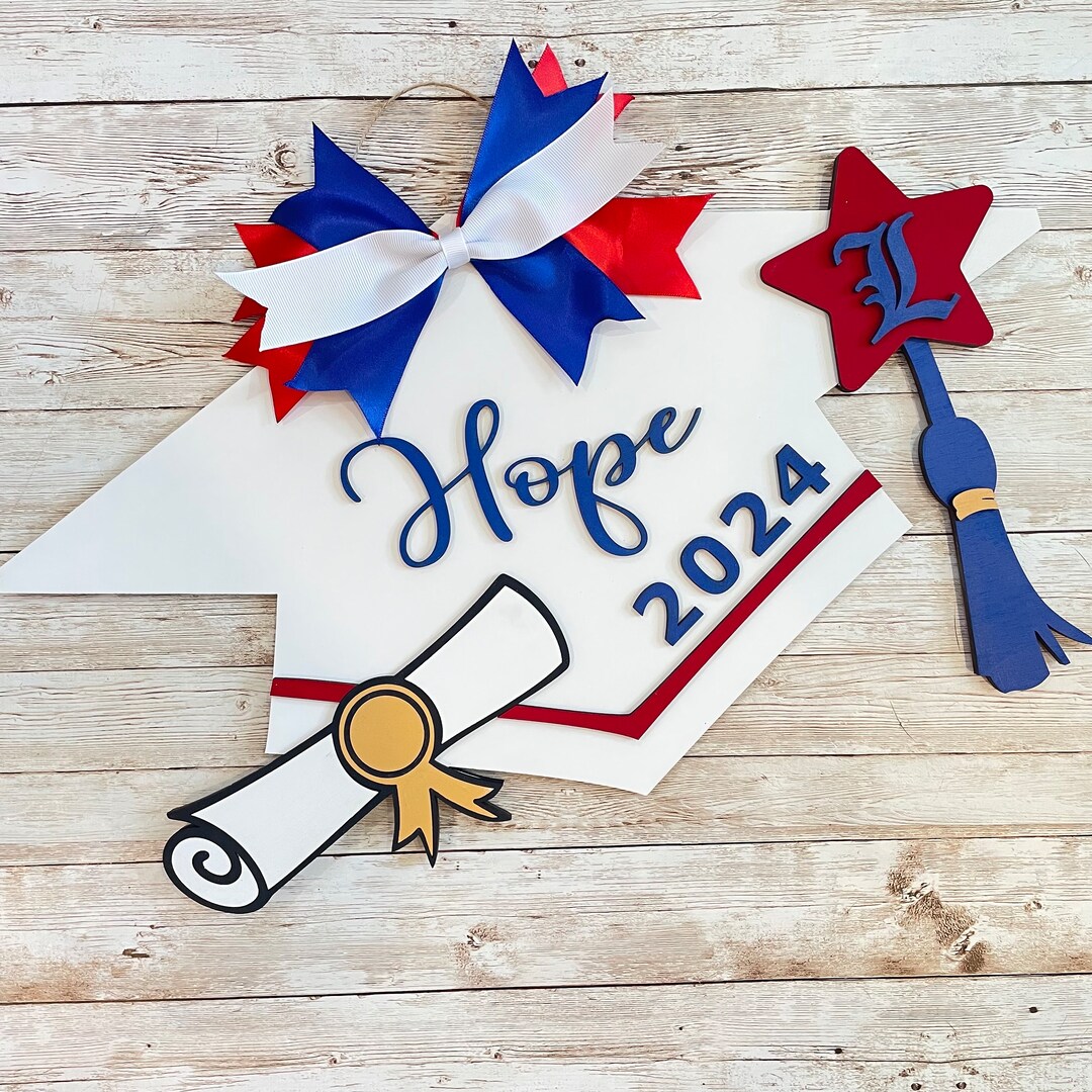 NH Londonderry Lancers & Pinkerton Astros Special Grad Cap Door Hanger ...