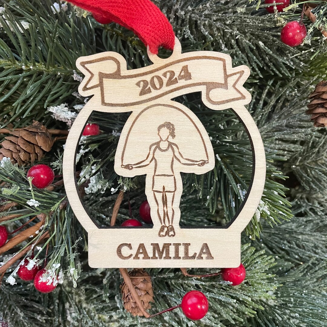 Jump Rope 2025 Christmas Ornaments | Jumping Rope Christmas Ornament ...