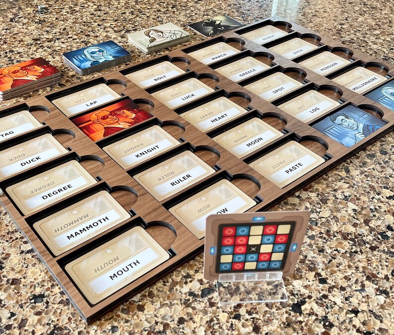 Code Names Card Organizer Three Layer Card Holder Family - Etsy