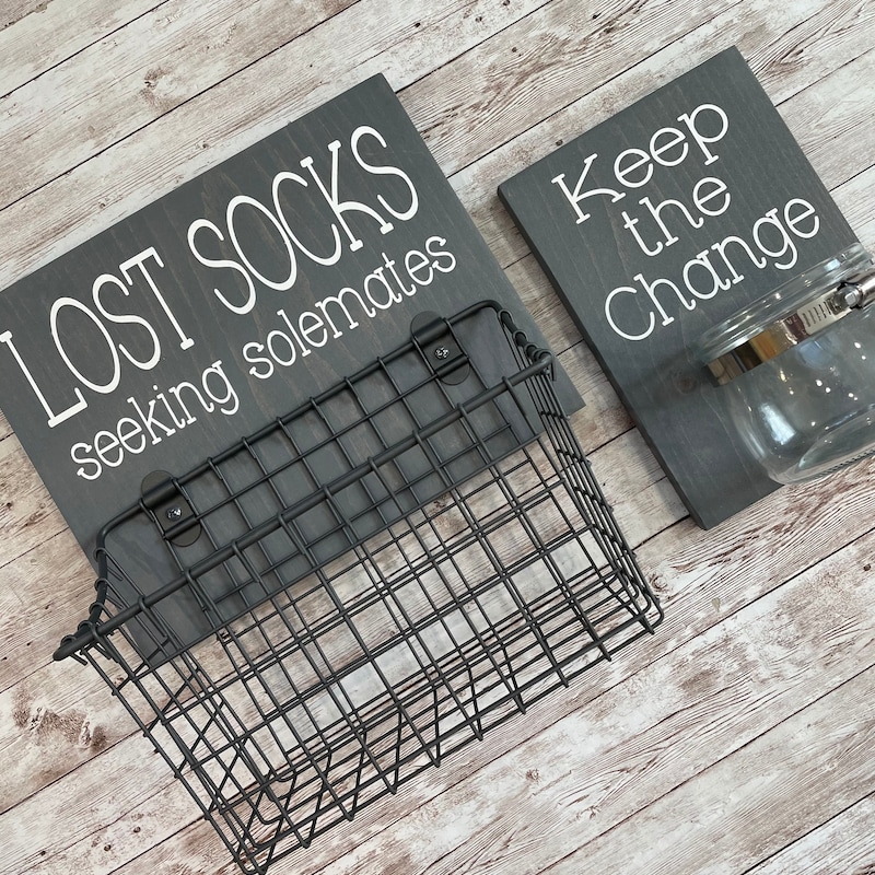 Lost Socks Sign - Etsy
