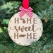 Michigan to Florida Home Sweet Home Wood Sign | Two States or Heart ...
