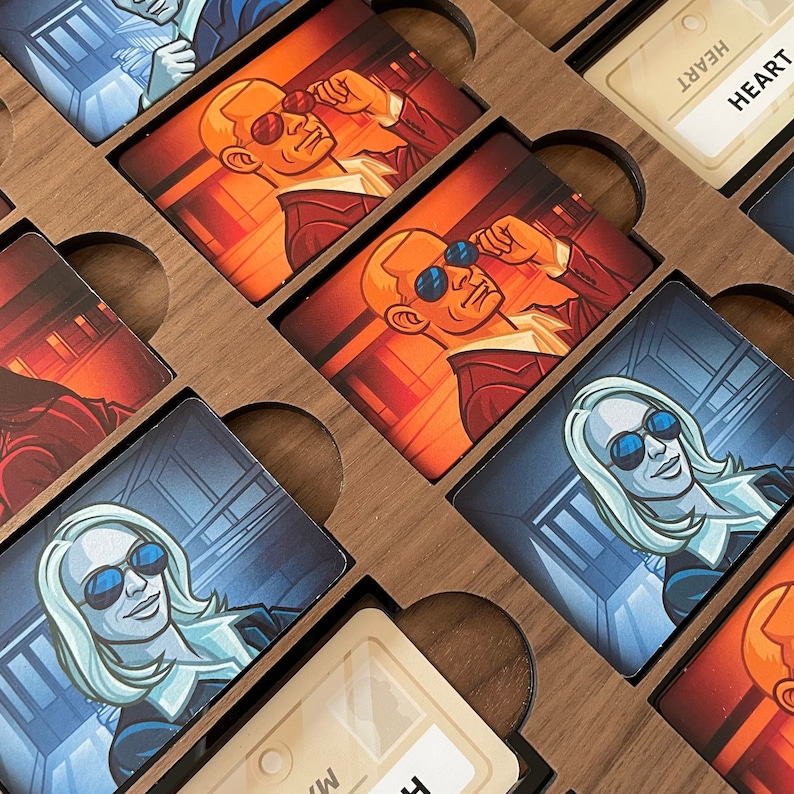 Code Names Card Organizer Three Layer Card Holder Family - Etsy