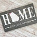 Wisconsin WI Home Sign Customized With Town Name 2 Sizes Available ...