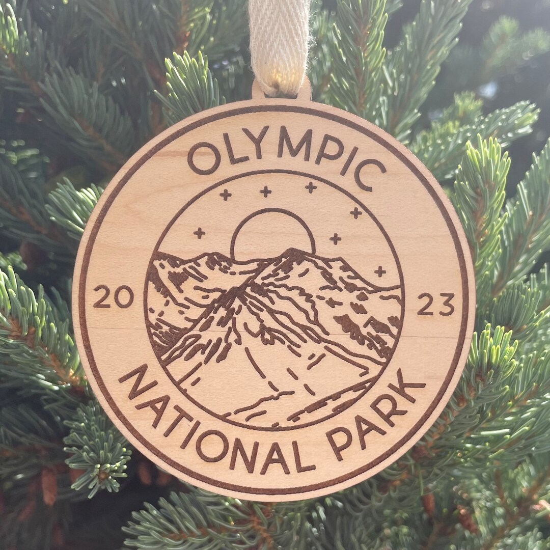 Olympic National Park Ornament US Park Ornament Christmas 2024 ...
