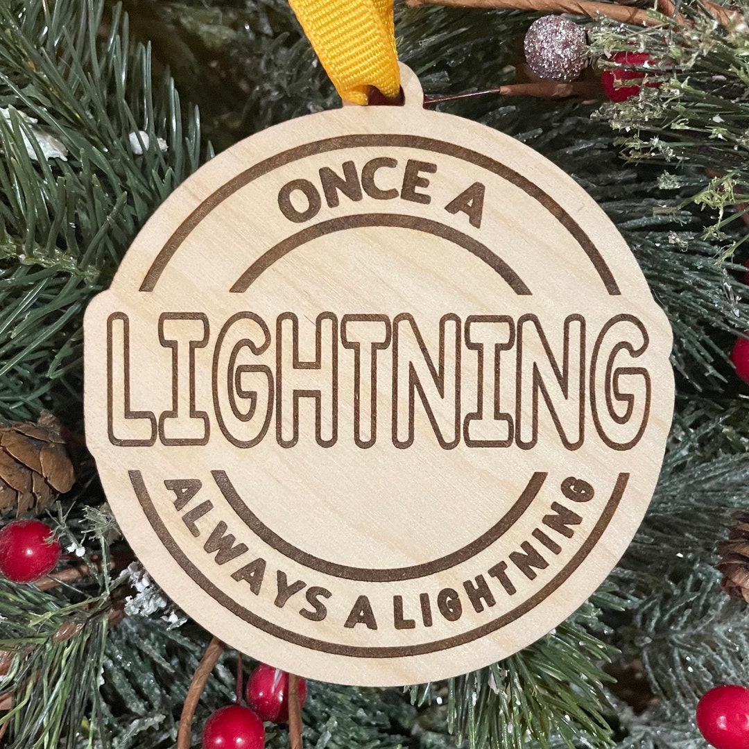 Once a Lightning Always a Lightning School Ornament | School Mascot ...