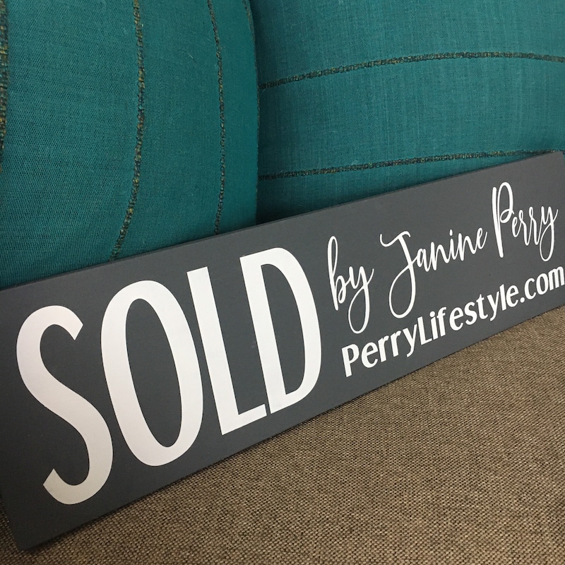 Realtor Sold Sign - Etsy