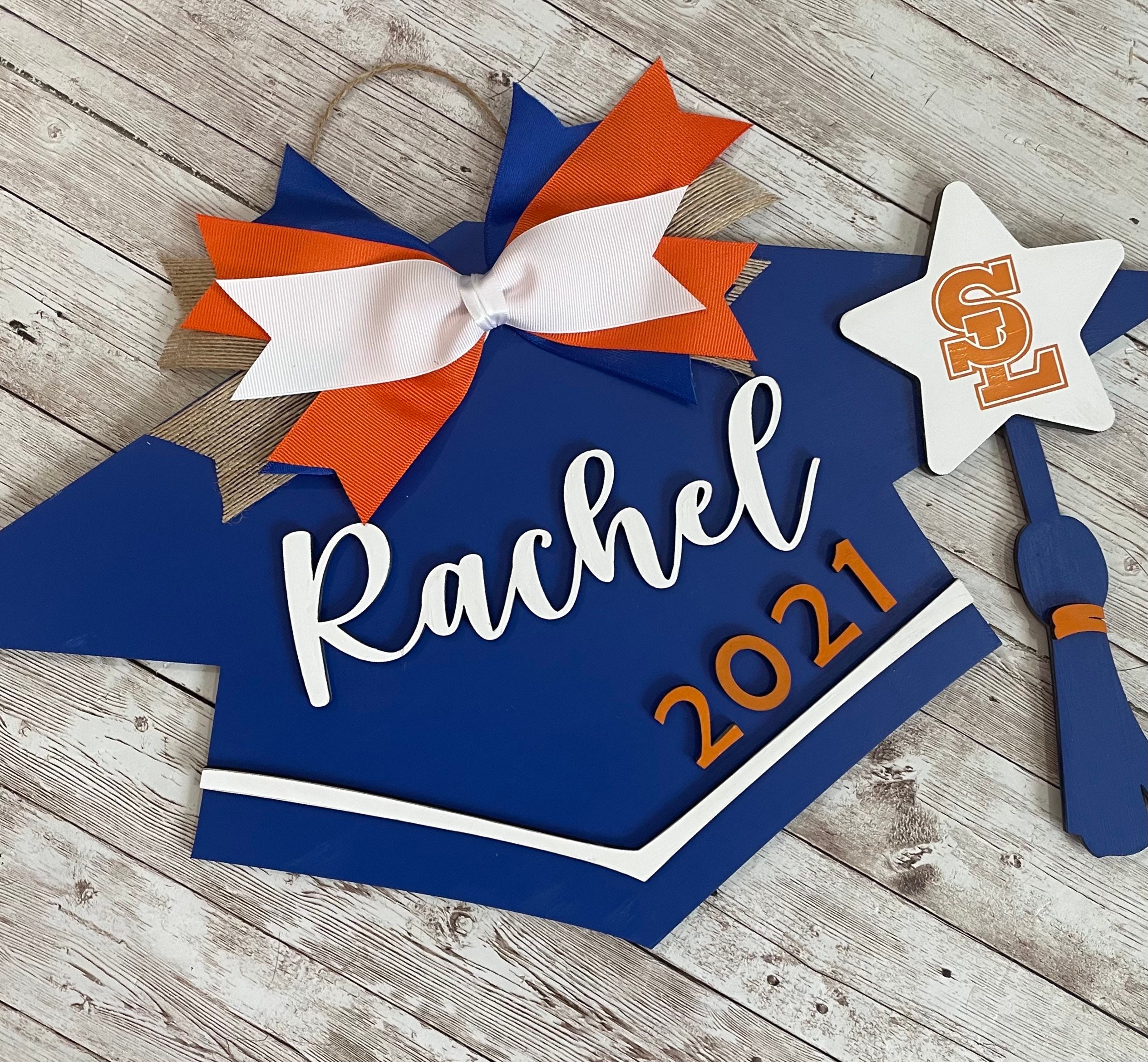 Custom 2023 Grad Cap Door Hanger | Senior Graduate Cap Decor | High ...