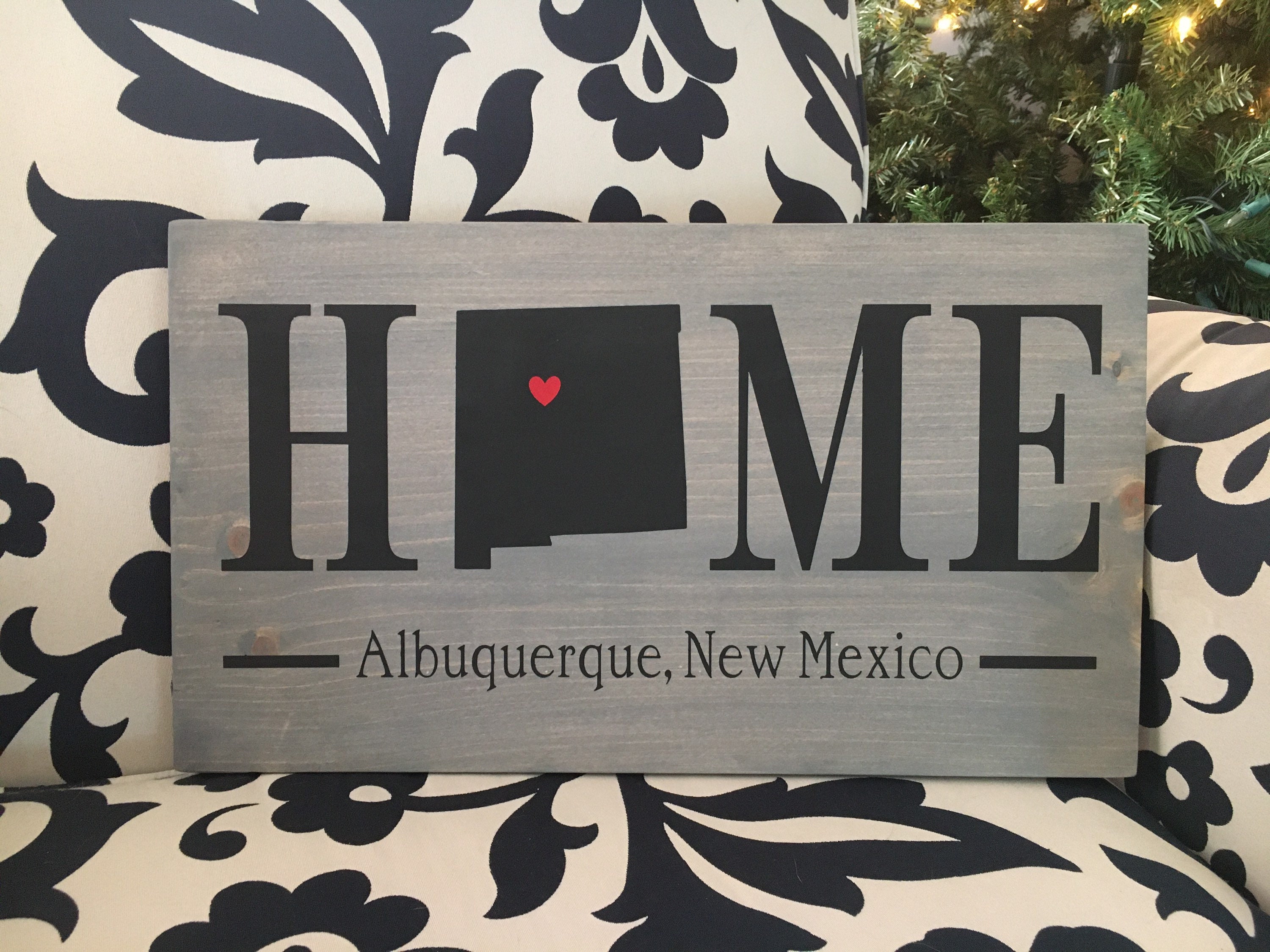 Ohio (OH) Home State Sign - 2 sizes available - Customized with town name