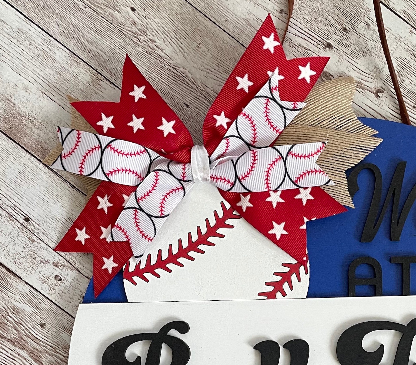 Custom Baseball Sign in Size 12 / 16 / 18 Round Wood Sign - Etsy