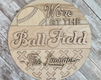 Ball Field Sign - Etsy