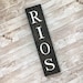 Lopez Family Name Sign Last Name or Town Name Sign Custom - Etsy