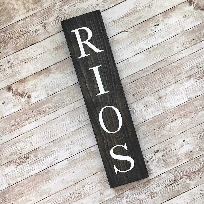 Vertical Sign - Etsy