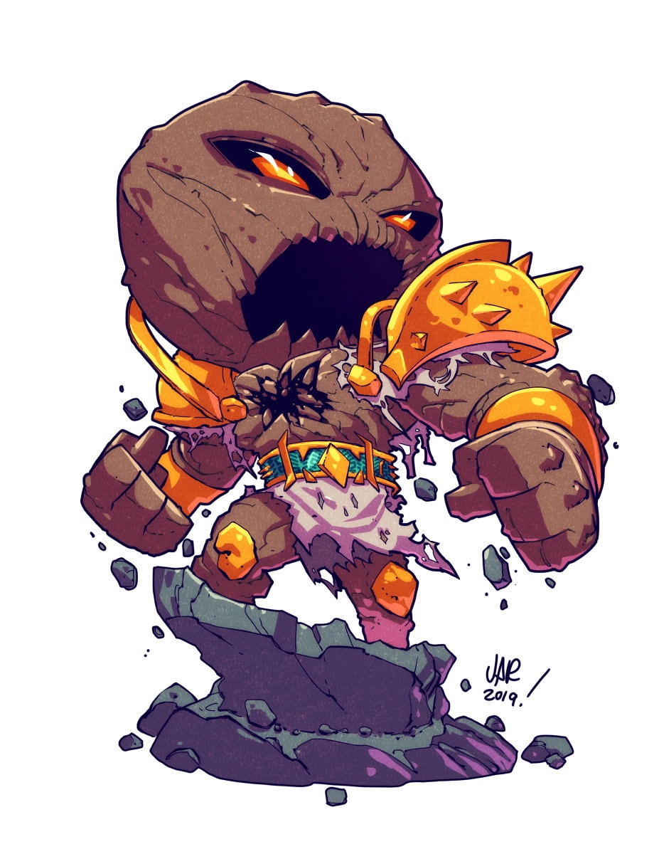 GLOOMHAVEN Cragheart Chibi 8.5x11" Print - Etsy