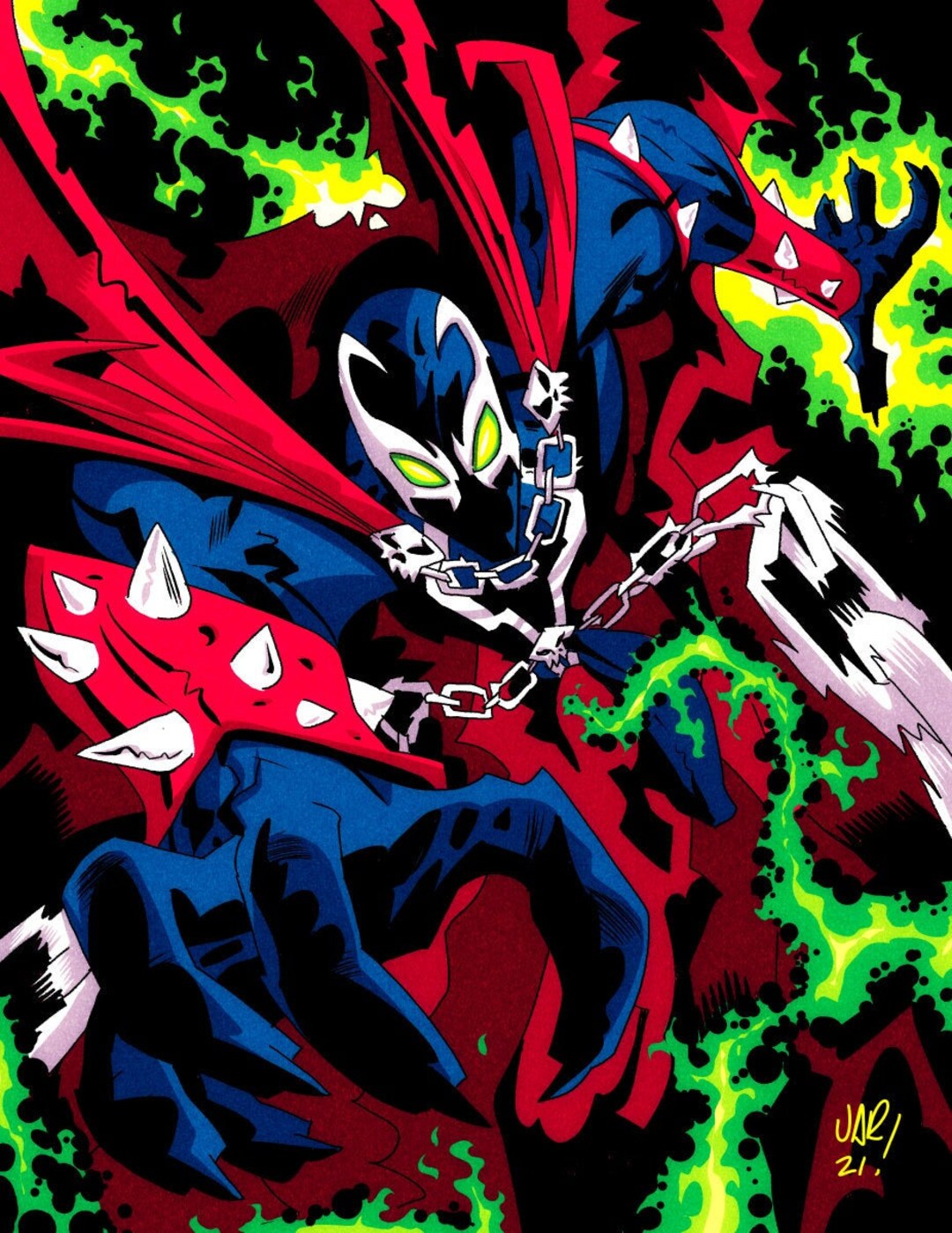 SPAWN Print - Etsy