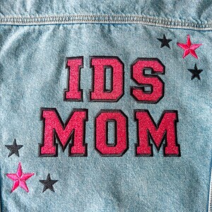 Cheerleader Denim Jacket Custom Team Jean Jacket Cheer Dance Gift ...