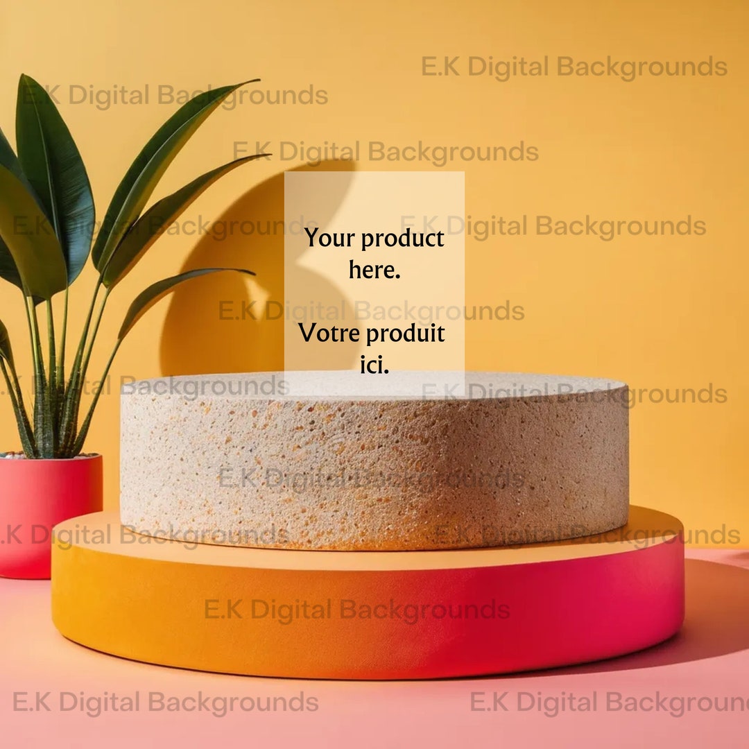 Colorful Product Background Template | Podium Background | Photo ...