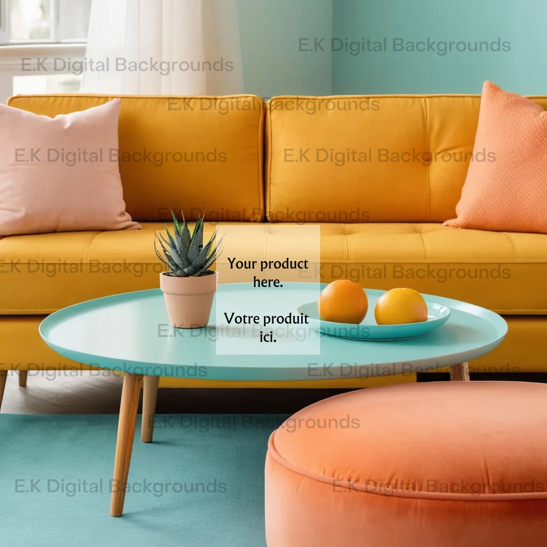Livingroom | Product Background Template | Merchandise Presentation ...
