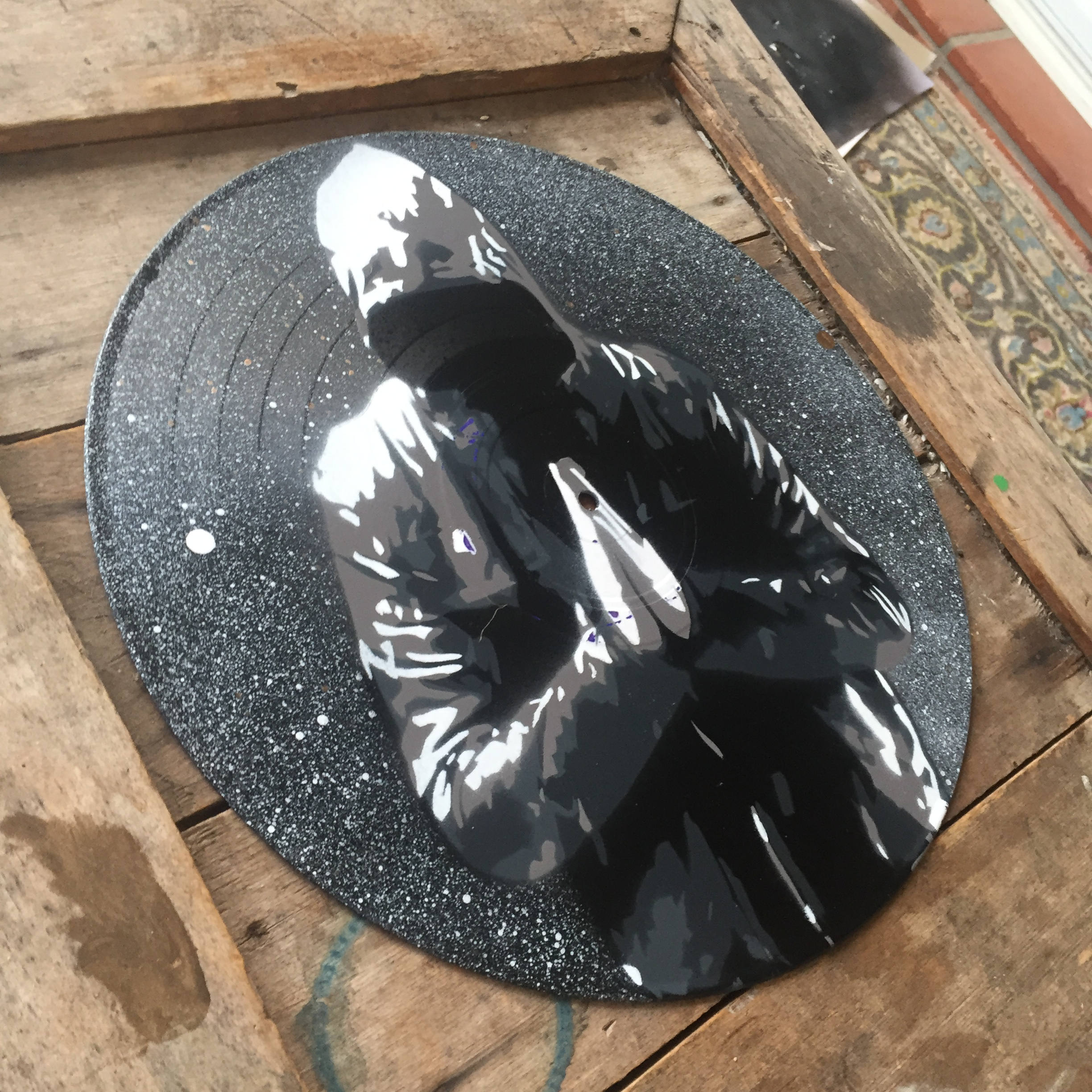 Invocation Spray Paint Wall Art on Vinyl Hand Cut Stencil - Etsy