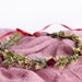 Pine Cone Crown, Red Berry Hair Piece, Woodland Christmas Crown, Red ...
