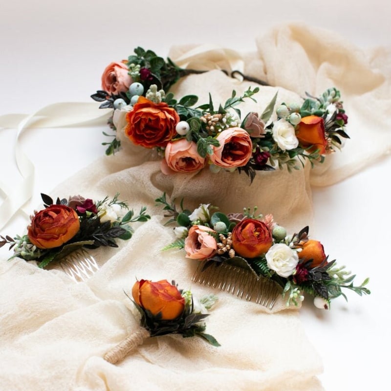 Autumn Flower Crown - Etsy