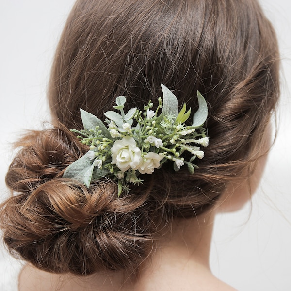 Greenery Hair Comb - Etsy