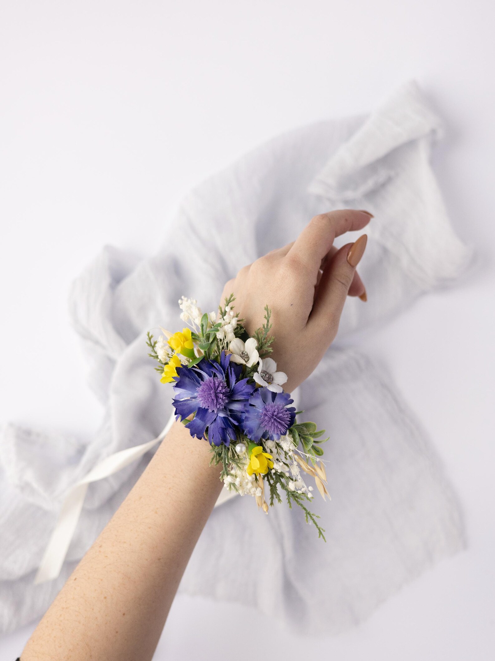 Mens Pocket Boutonniere, Buttonhole Pocket Sunflower Square, Blue Groom ...