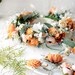 Beige Flower Crown, Bridesmaid Headpiece, Wedding Floral Hairpiece ...