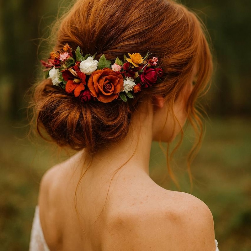 Rustic Fall Wedding Combs - Etsy