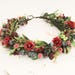 Christmas Flower Crown, Holly Crown, Winter Hair Accessories, Evergreen ...
