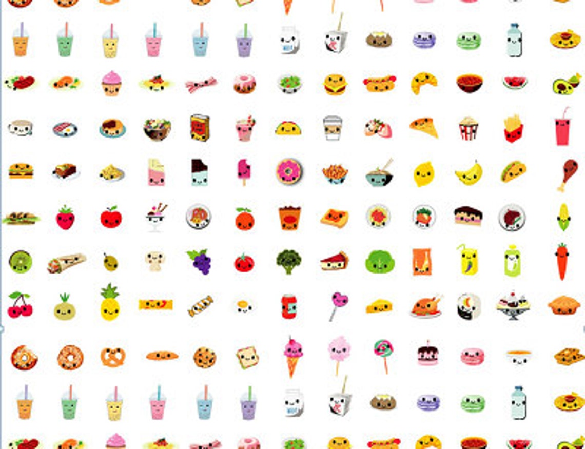Food Stickers - Pegatinas De Comida - Etsy