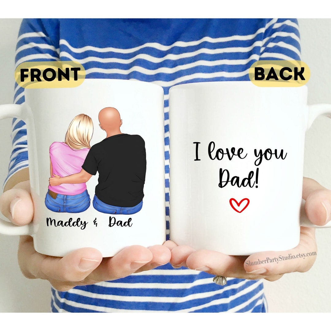 Personalized Mug for Dad | Dad Daughter Mug | Custom Coffee Mug Gift ...