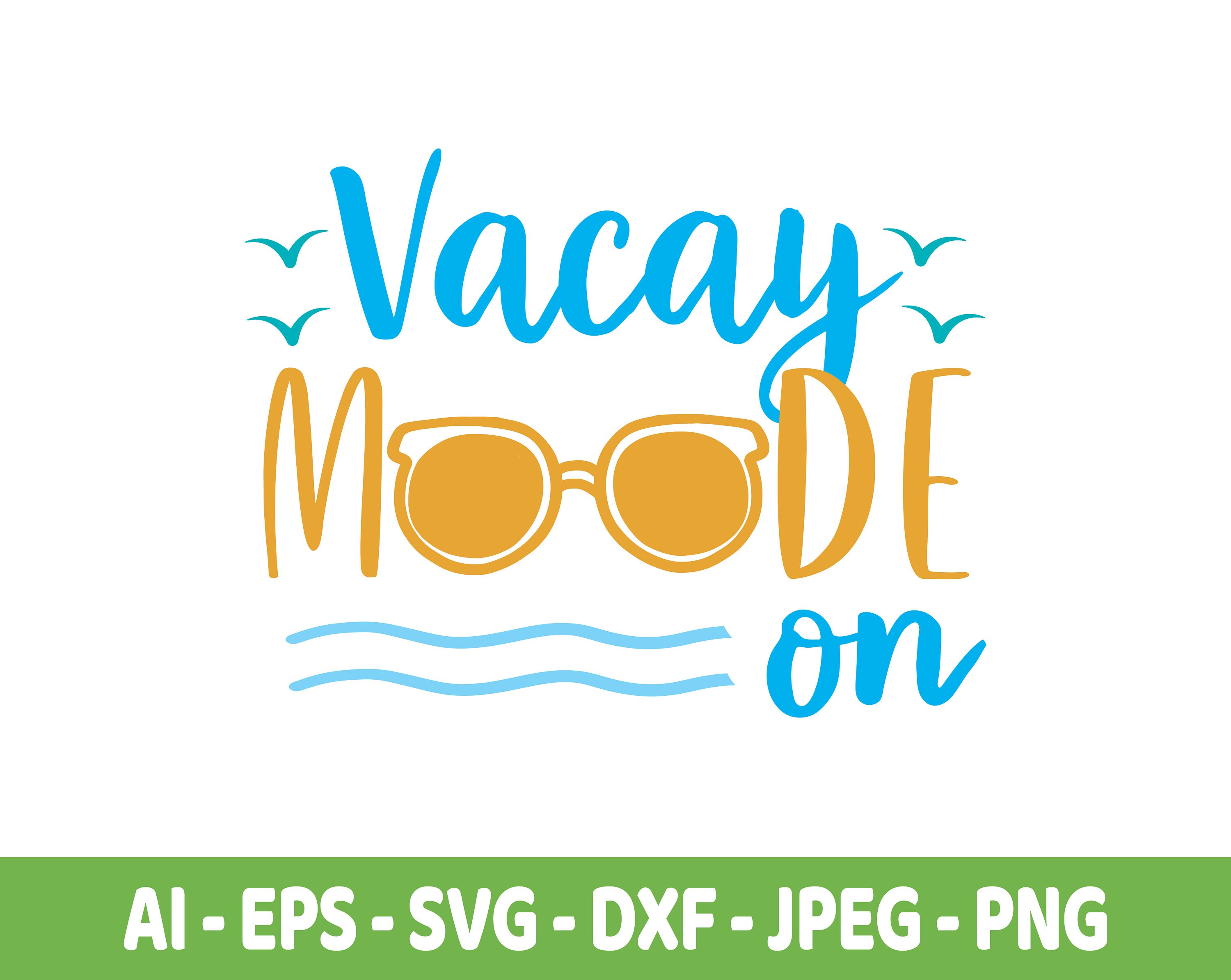 Modo Vacay SVG Playa SVG Verano SVG Camisa de vacaciones de - Etsy México
