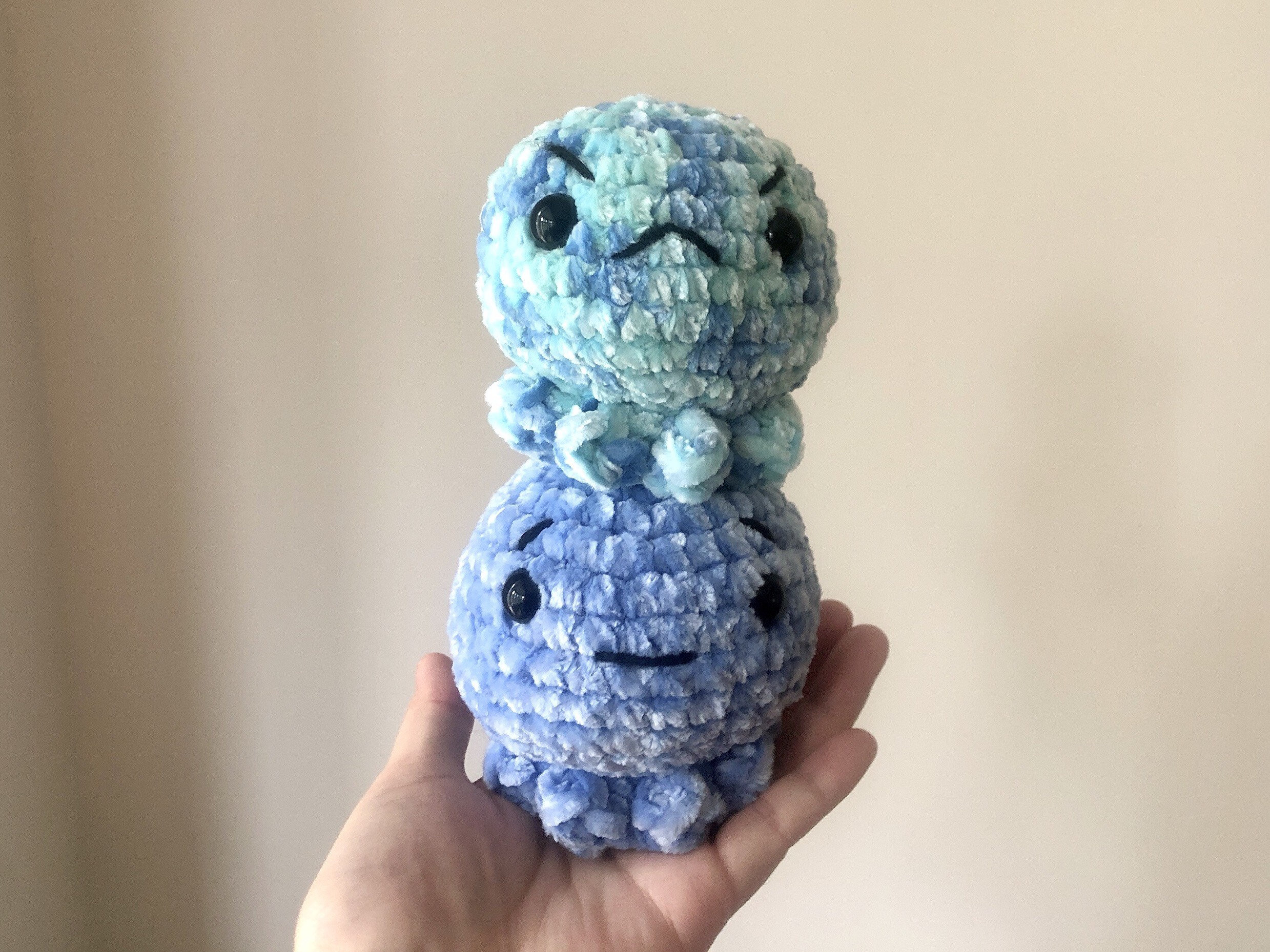 Grumpy Derpy Octopus Plush Cute Cuddle Soft Kawaii Octopi - Etsy Hong Kong