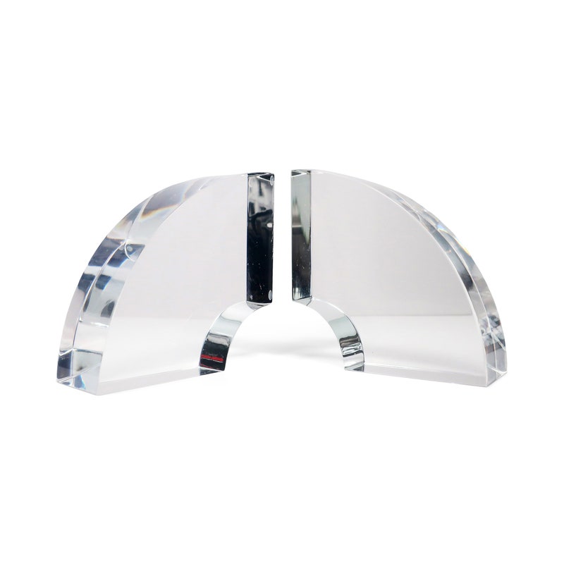 Lucite Bookends - Etsy