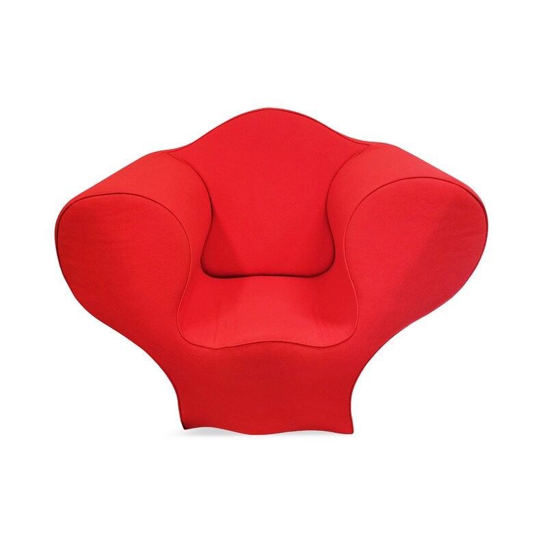 Red Soft Big Easy Armchair by Ron Arad for Moroso | Etsy
