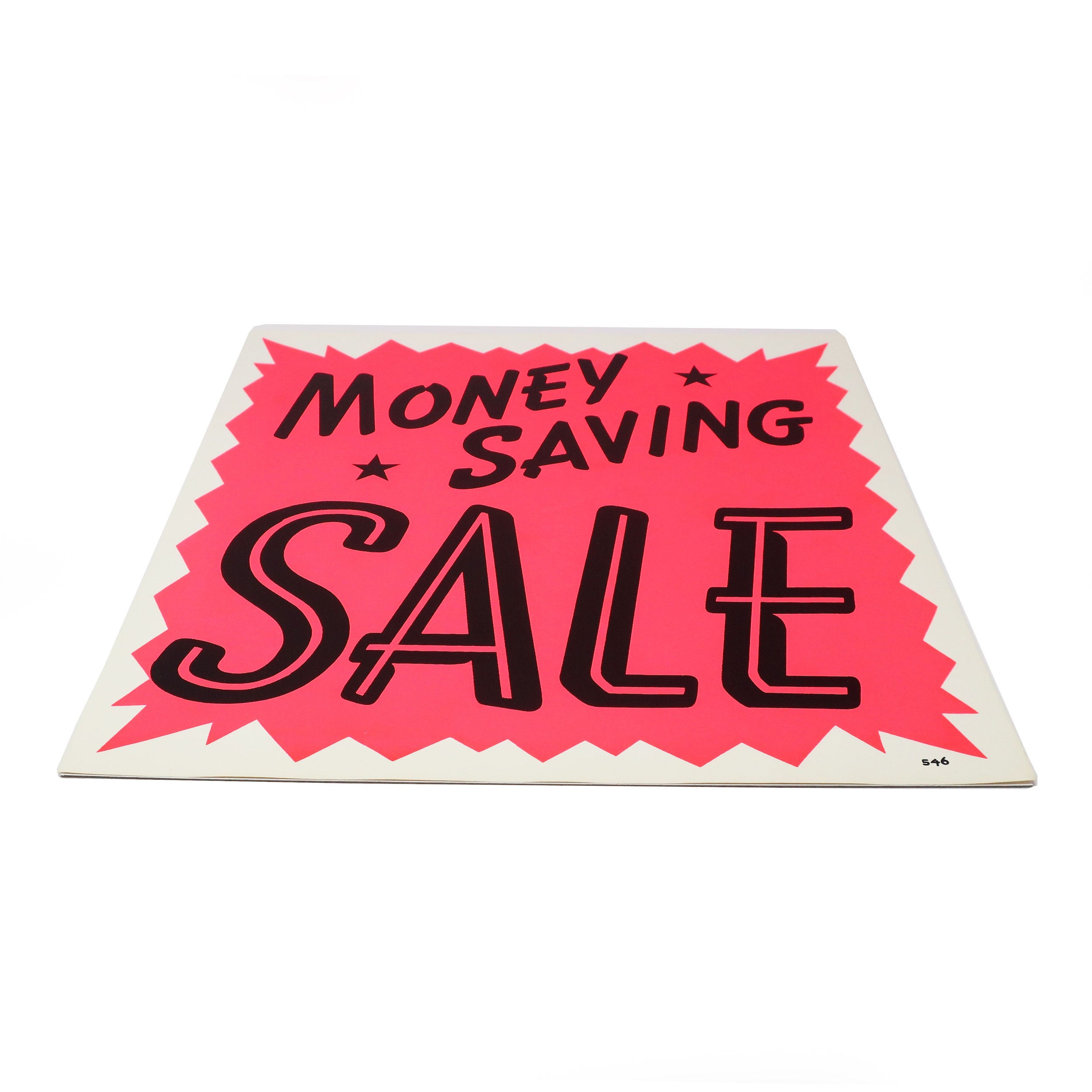 1960s Screen Printed "money Saving Sale" Trade Sign - Etsy