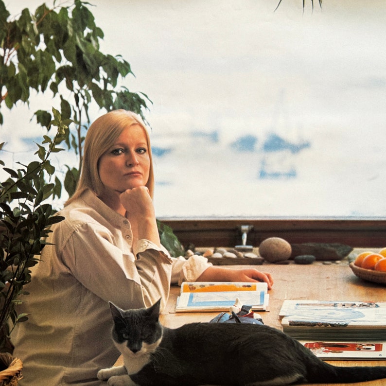 1970s 25th Anniversary Marimekko Poster With Kerstin Enbom - Etsy