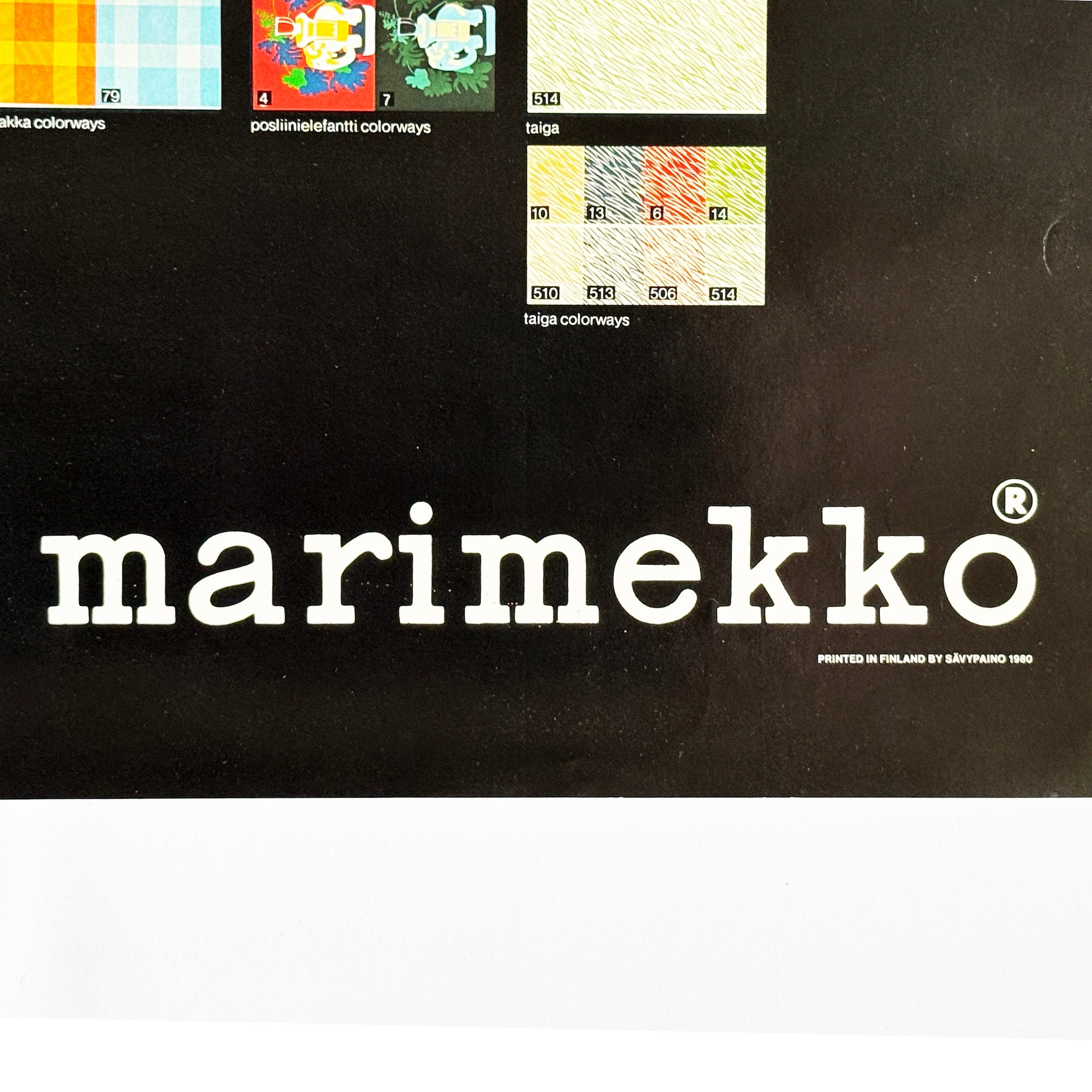 1980 Marimekko Promotional Poster - Etsy