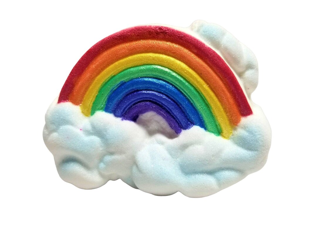 Rainbow PRIDE Bath Bomb | Vegan Bath Bombs | Pear Bath Fizz | Handmade ...