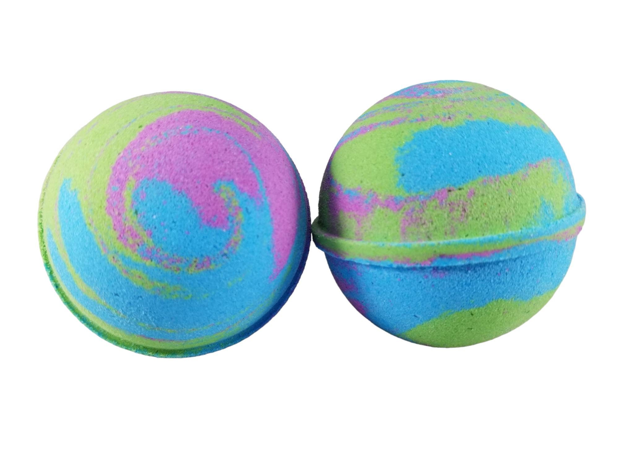 Blue Agave Bath Bomb | Handmade Bath Bombs | Vegan | Blue Purple Green ...