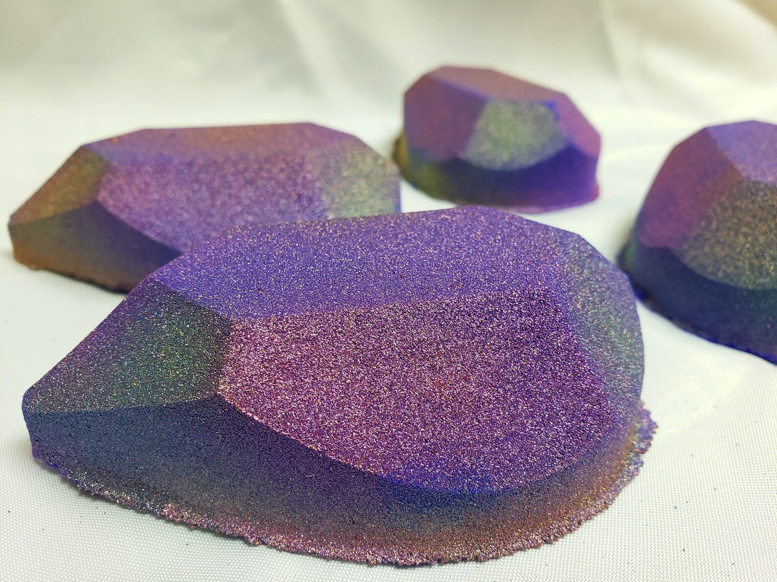 Iridescent Gem Shaped Bath Bomb Diamond Bath Bombs | Etsy