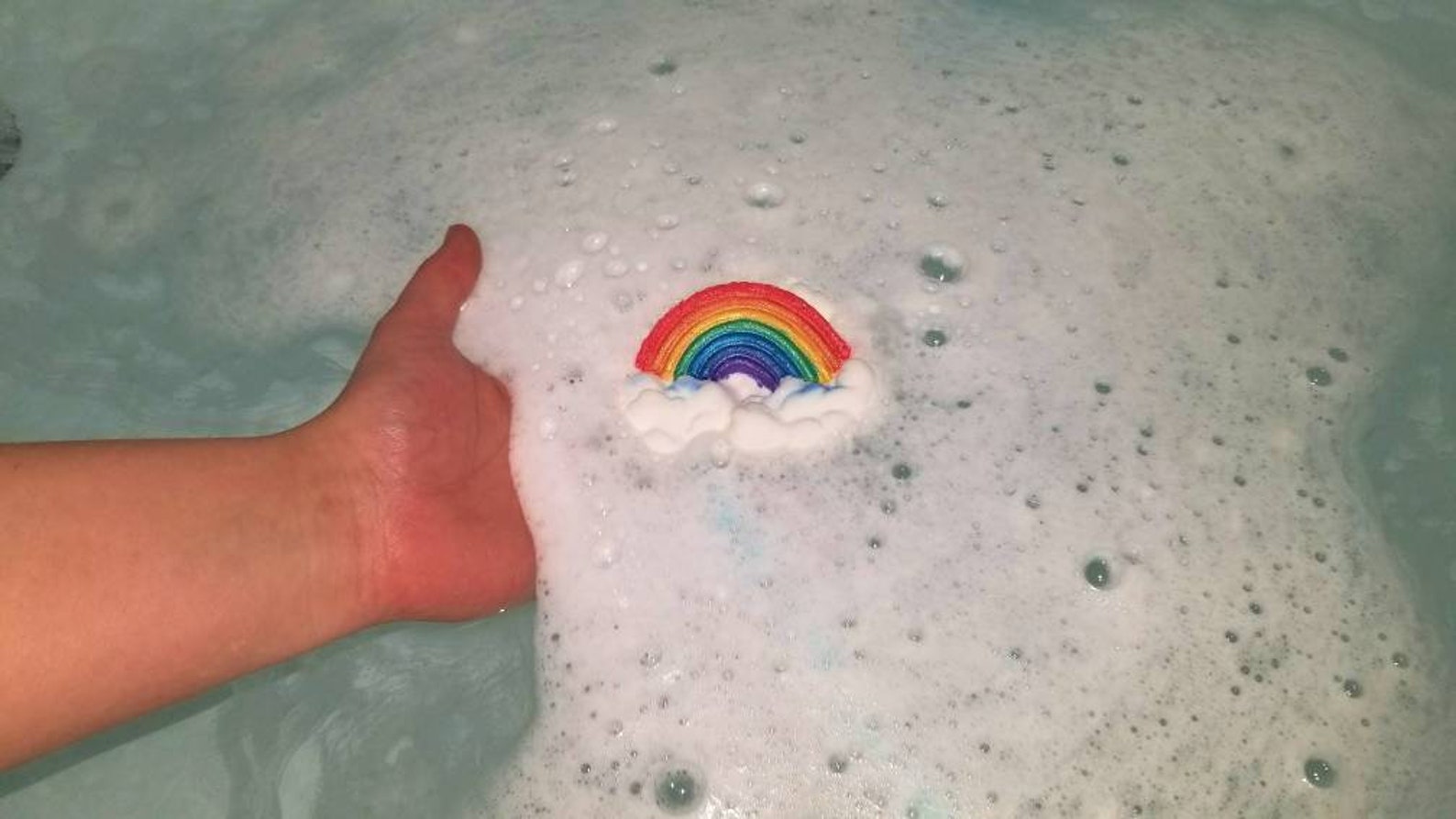 Rainbow PRIDE Bath Bomb | Vegan Bath Bombs | Pear Bath Fizz | Handmade ...