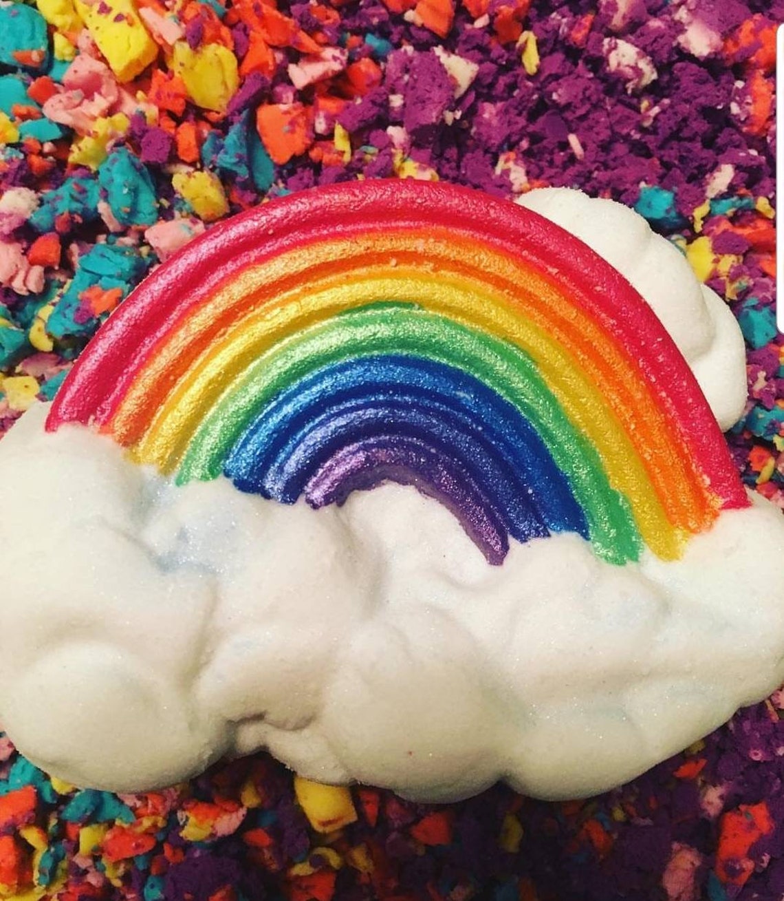 Rainbow PRIDE Bath Bomb | Vegan Bath Bombs | Pear Bath Fizz | Handmade ...