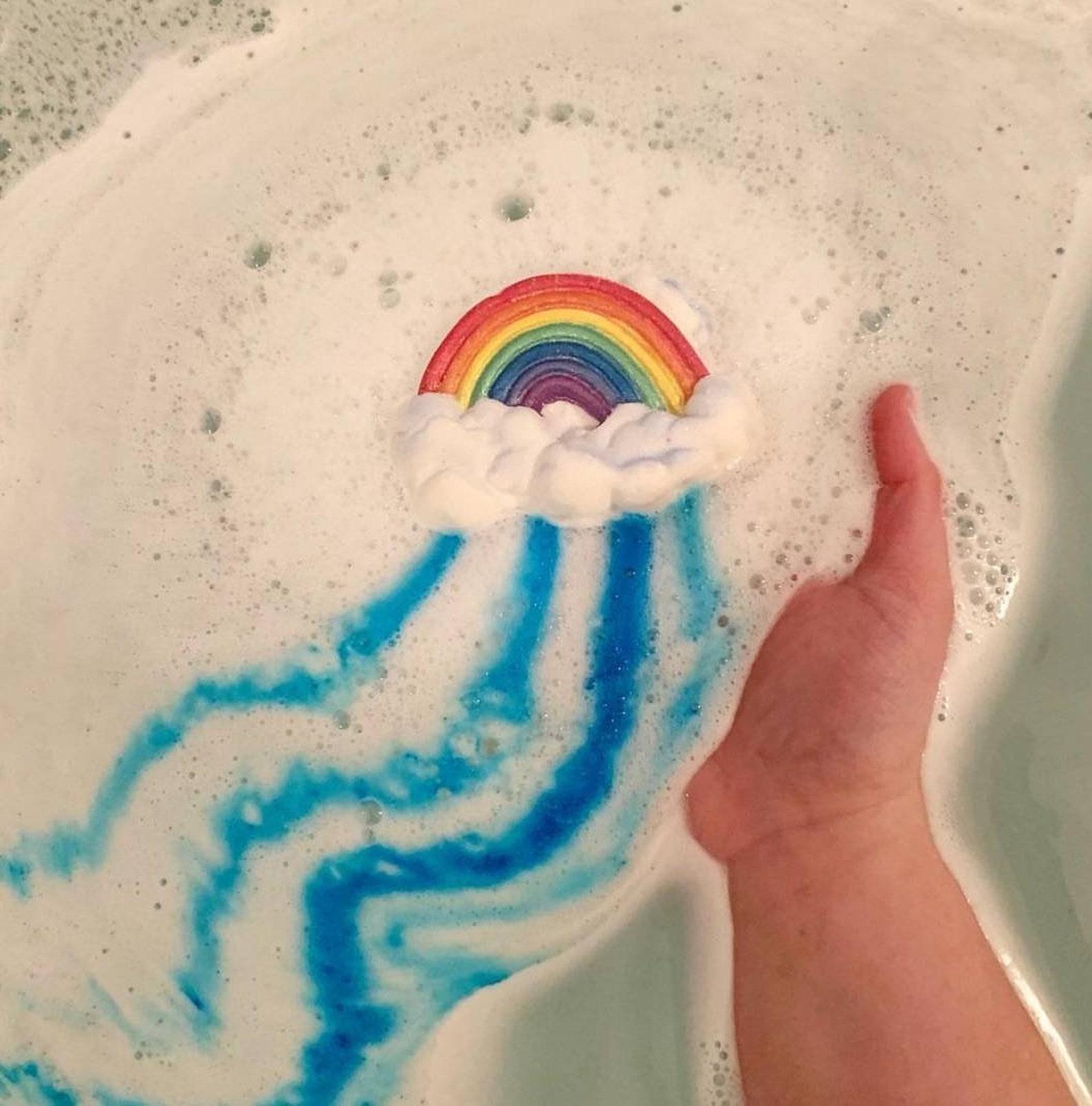 Rainbow PRIDE Bath Bomb | Vegan Bath Bombs | Pear Bath Fizz | Handmade ...
