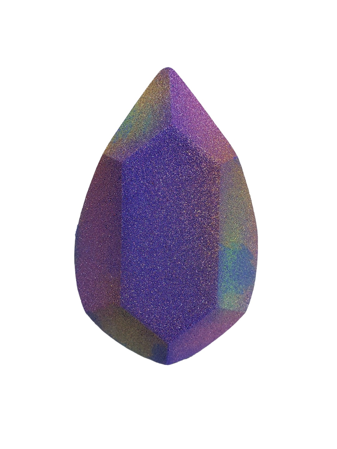 Iridescent Gem Shaped Bath Bomb | Diamond Bath Bombs | Gemstone Vegan ...