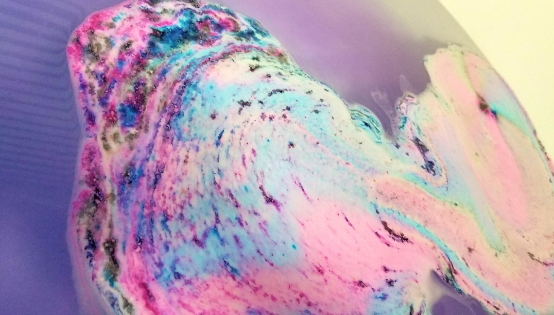 Galaxy Bath Bomb Cosmic Bath Bombs Vegan Handmade Day | Etsy