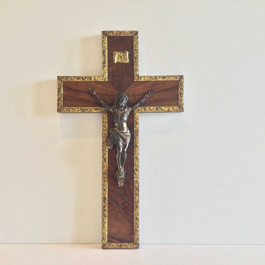 Rare Crucifix (1930s) Made in Spain - Etsy