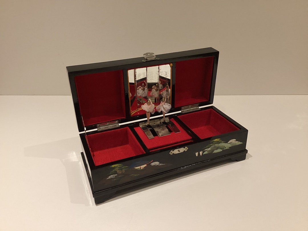 Large Music Box With Dancers 1950s Made in Japan - Etsy