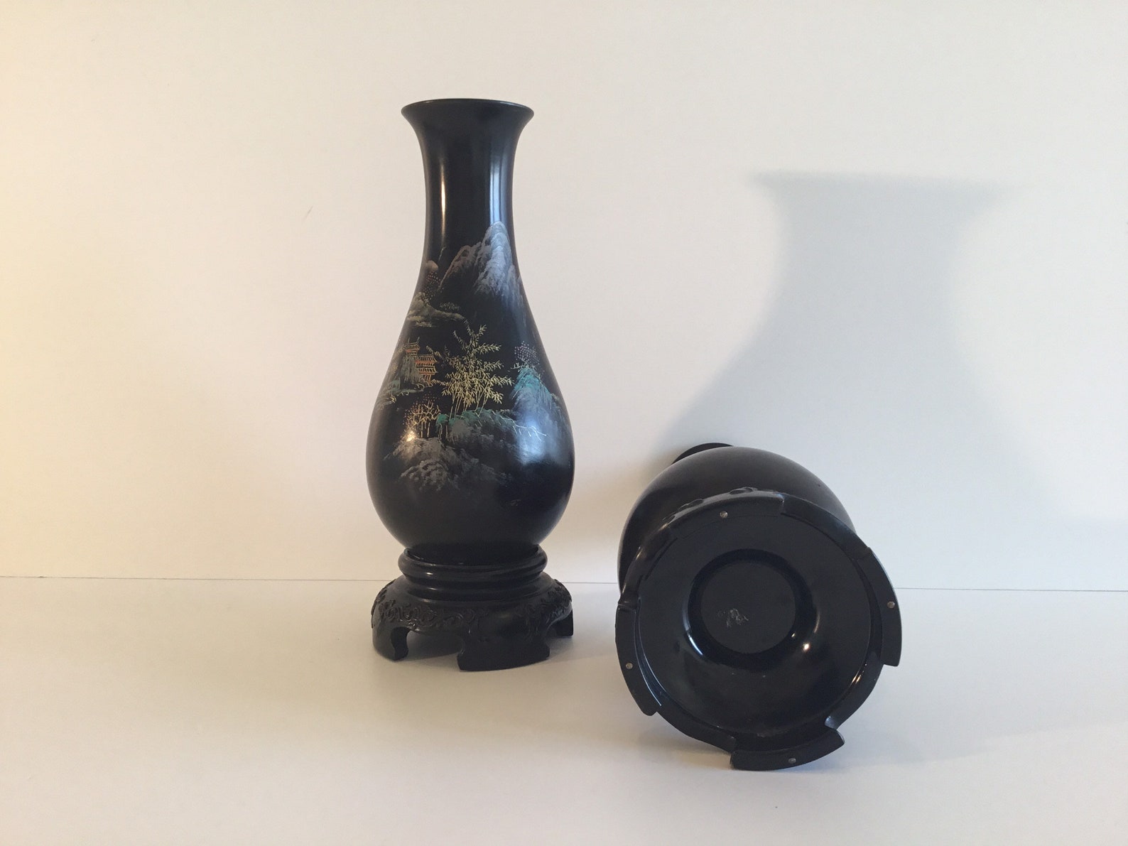 Japanese Bakelite 1940s Vase Pair-tray Set - Etsy